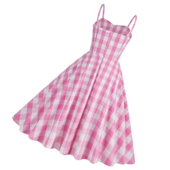 Dresses | Barbie Barbiecore Pinup Checker Dress | Poshmark